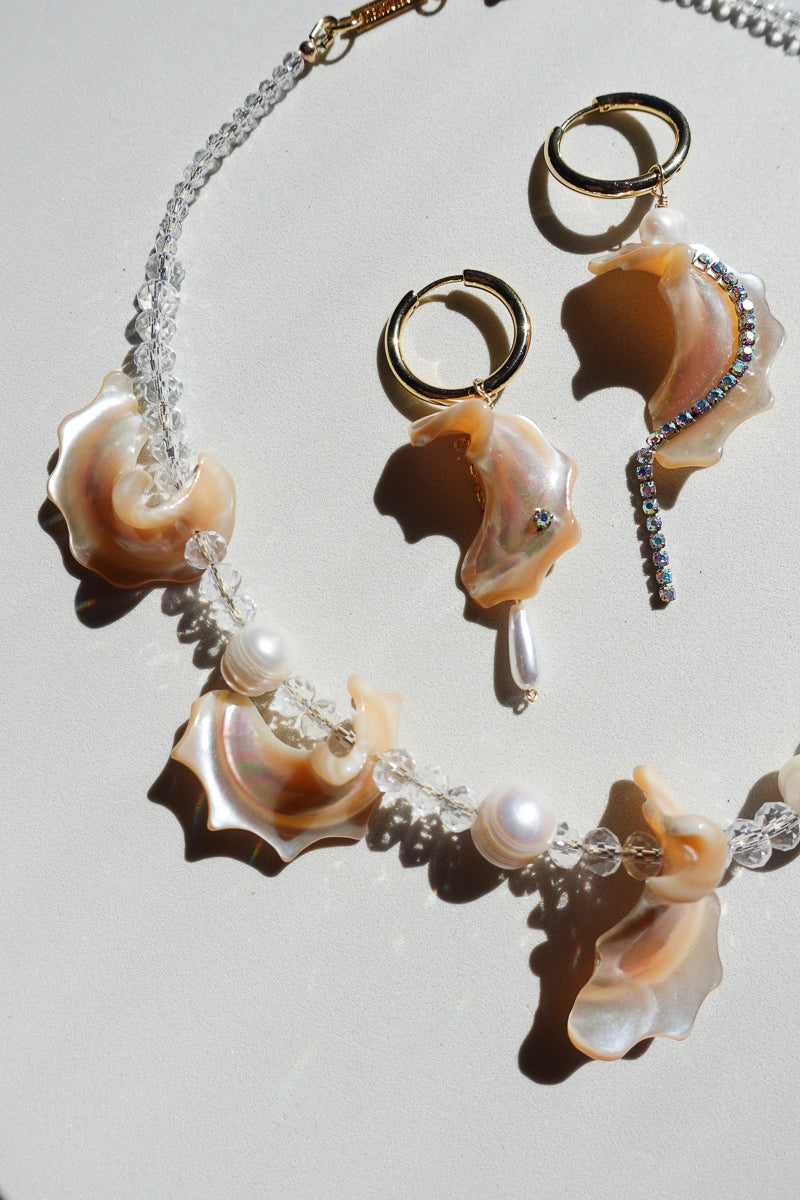 Crystal Shell Necklace – ARGI DANELI